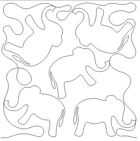 E2E Elephant – Thequiltingcottage